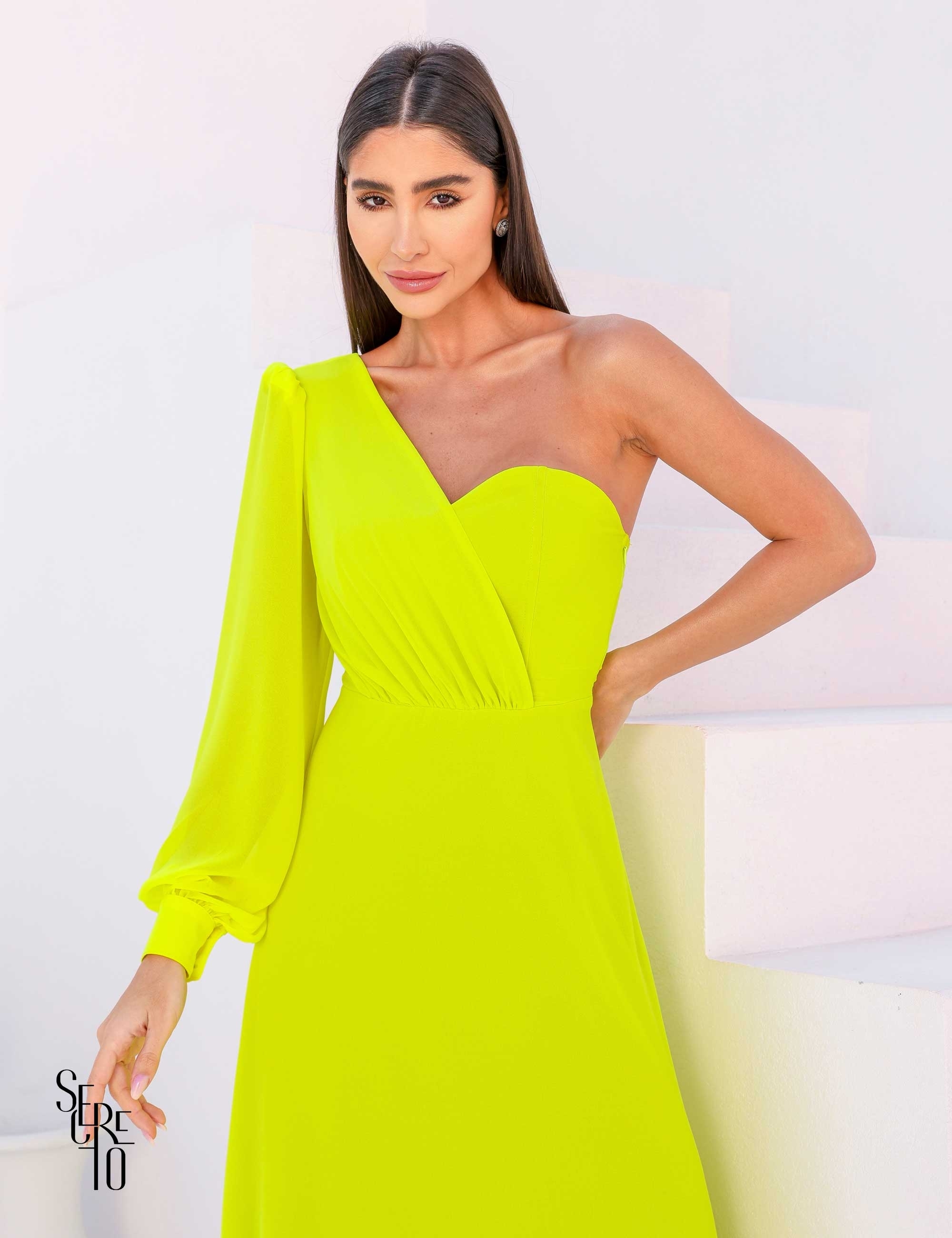 Vestido Longo Um Ombro Jessy Lima| Secreto Closet
